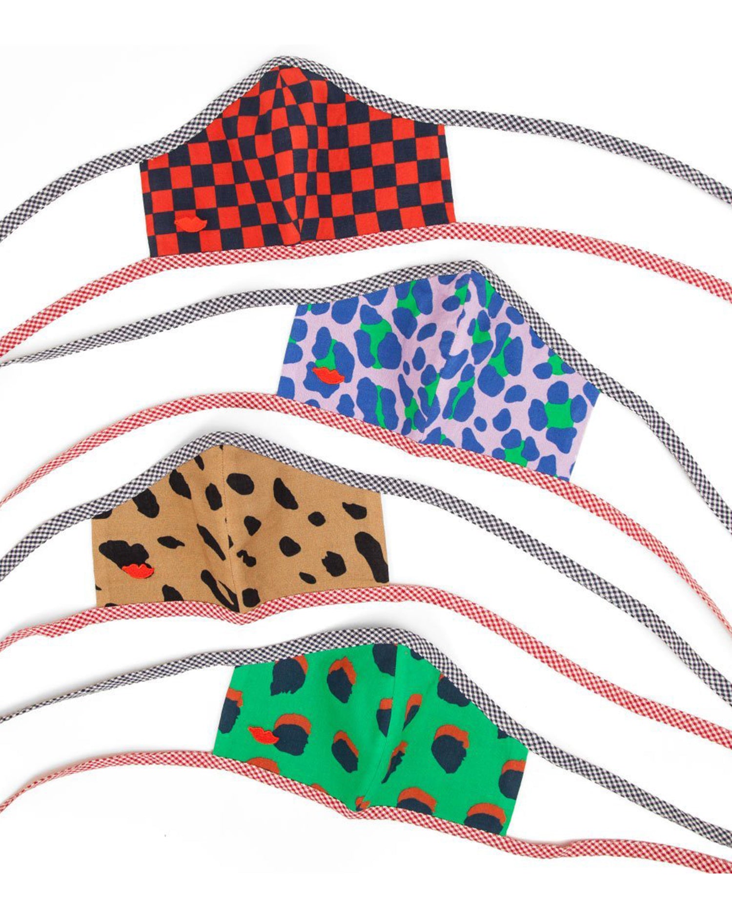 Bisous Mask 4 Pack – Multi Color | Clare V. — ANOMIE